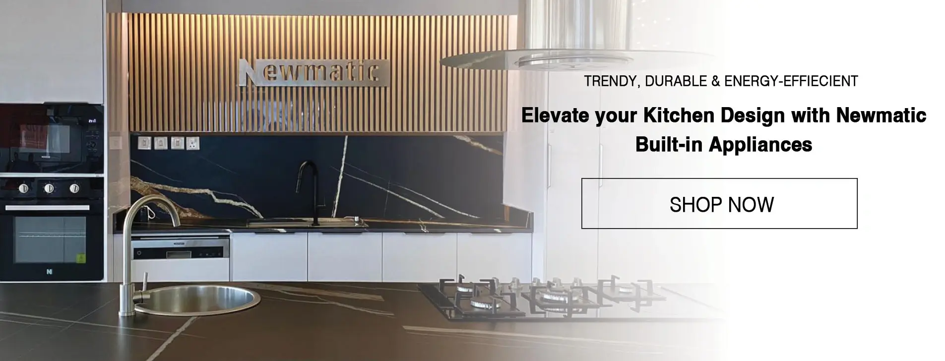 Newmatic Kitchen Appliances Kenya - Hood - Oven - Hob - Sink - Taps